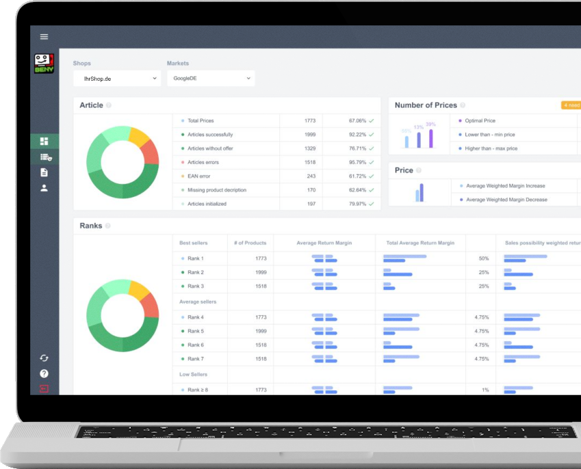 BENY Repricing - Das Repricing Tool für Amazon, Google Shopping, Idealo ...